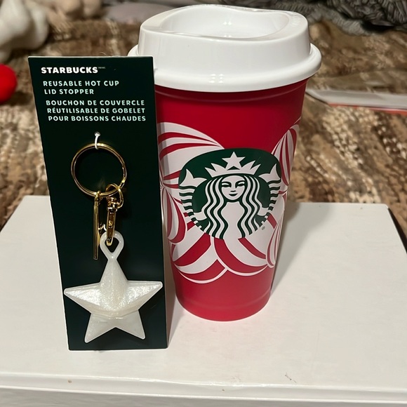 Starbucks | Kitchen | Starbucks Reusable Hot Cup Lid Stopper 224 Star ...